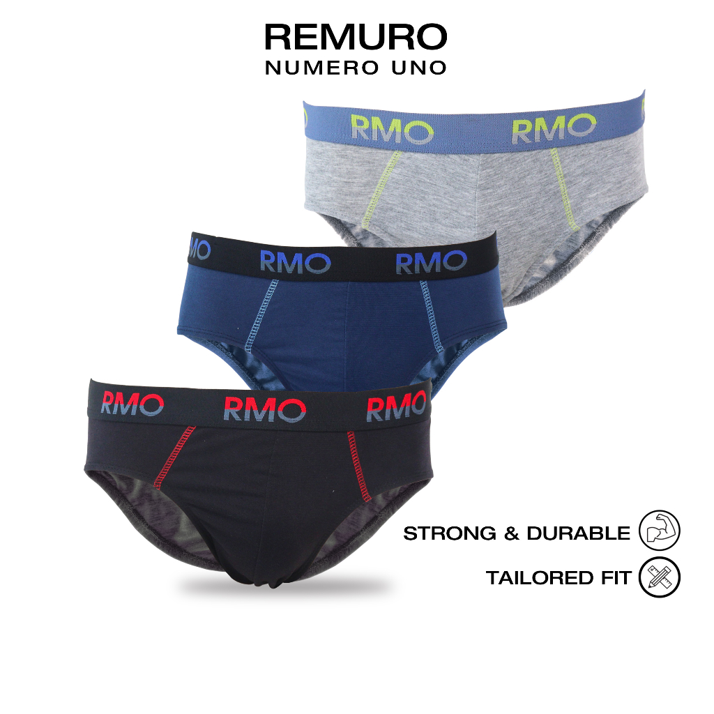 Jual REMURO - Celana Dalam Karet Pria Ultimate Comfort - 3 PCS CN01 ...