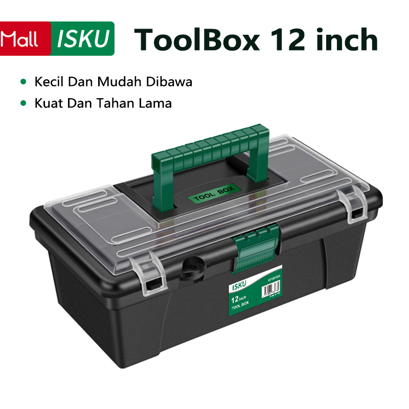 Jual ISKU Tool Box Mini 12 Inch Kotak Perkakas Kecil (30*14*12cm)/Kotak ...