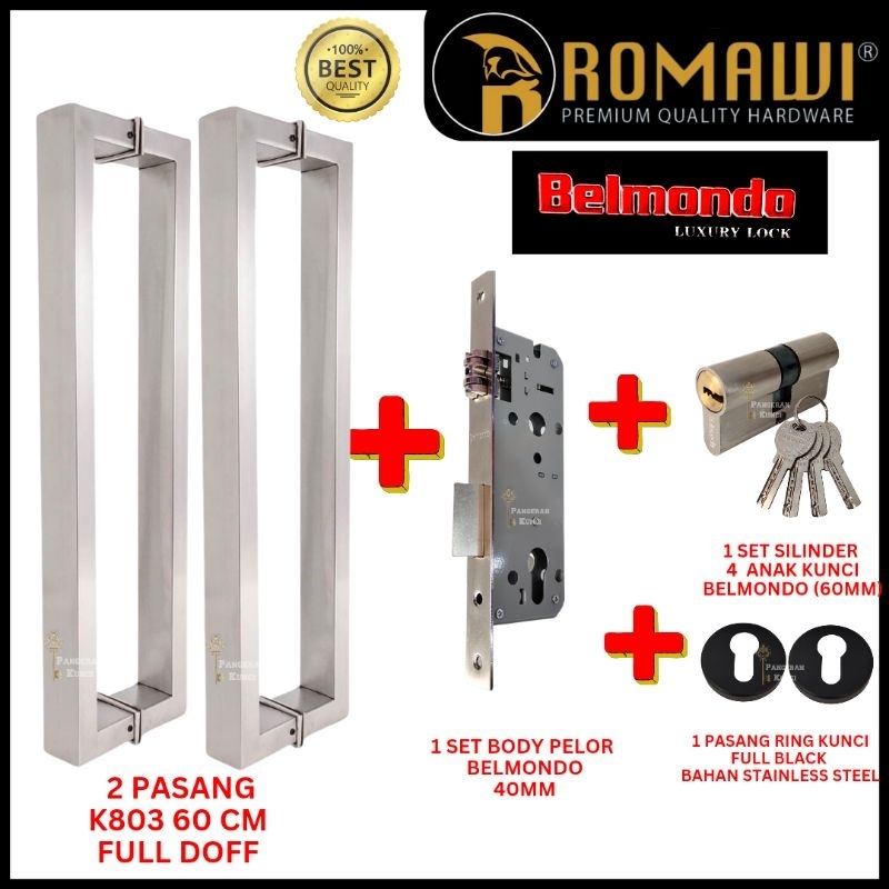 Jual PULL HANDLE GAGANG PINTU KACA KOTAK STAINLESS ALUMUNIUM KAYU FULL BLACK (40x20) K803 62 CM ...