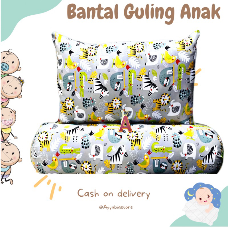 Jual 1 SET BANTAL GULING ANAK KARAKTER MOTIF TERBARU UNTUK USIA BALITA ...