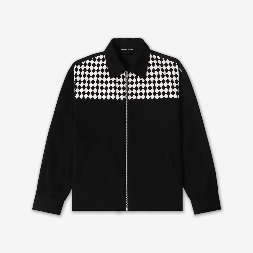 Jual Arholma Studios - Zip Jacket 'Marcello' Black | Shopee Indonesia