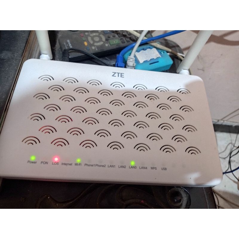 Jual Router ZTE F609 V1 Bekas Normal Unit Adaptor | Shopee Indonesia