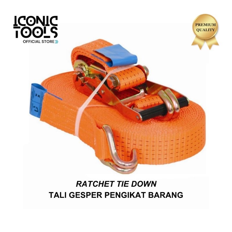 Jual Rachet Tie Down 2Ton x 2 inch x 10 12 15 Meter Tali Ikat Krek ...