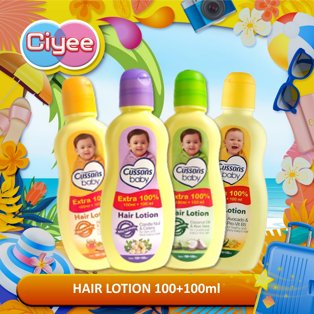Jual Cussons Baby Hair Lotion 100ml+100ml - Cusson Minyak Rambut Bayi ...