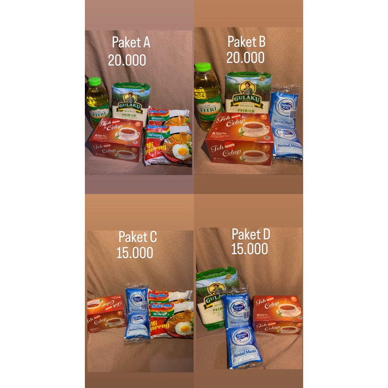Jual paket sembako | Shopee Indonesia