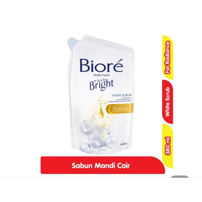 Jual BIORE Body Foam Pouch 400 ml all varian | Shopee Indonesia