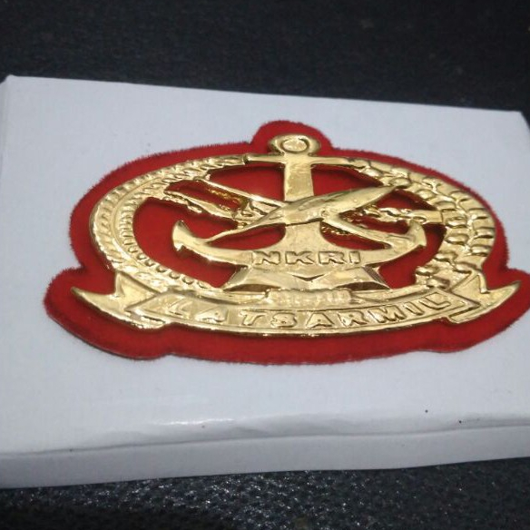 Jual brevet wing pin pdh latsarmil tni ad lis merah | Shopee Indonesia