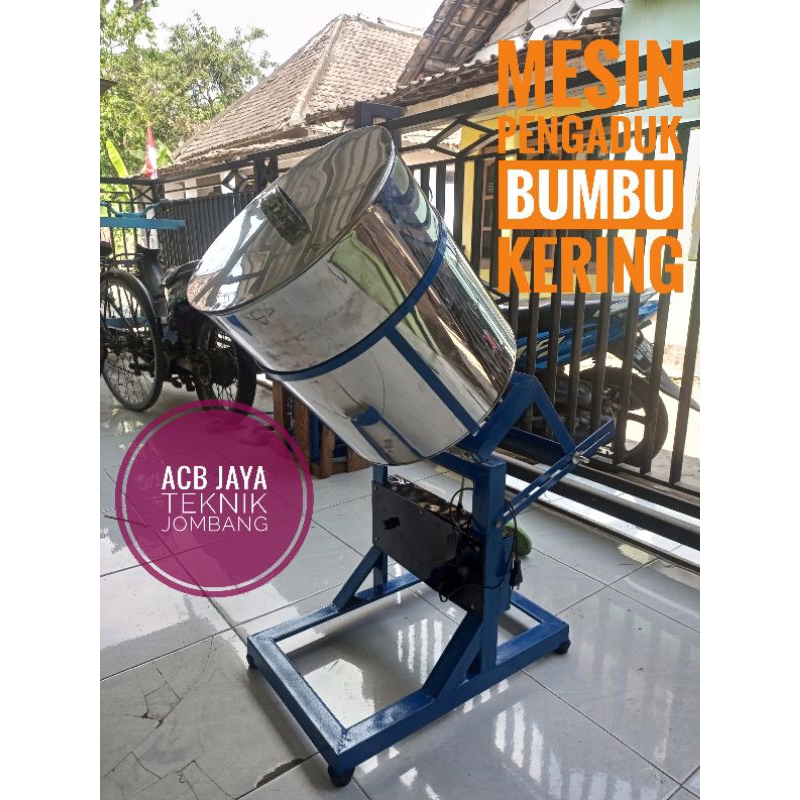 Jual Mesin Pengaduk Bumbu Kripik Basreng / Pencampur Tepung Jumbo ...