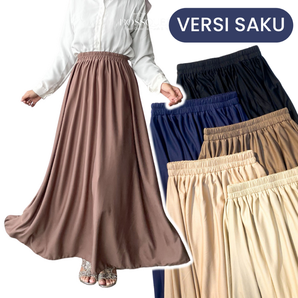 Jual ROK POLOS PREMIUM SAKU - Versi Tersedia Kantong | Shopee Indonesia