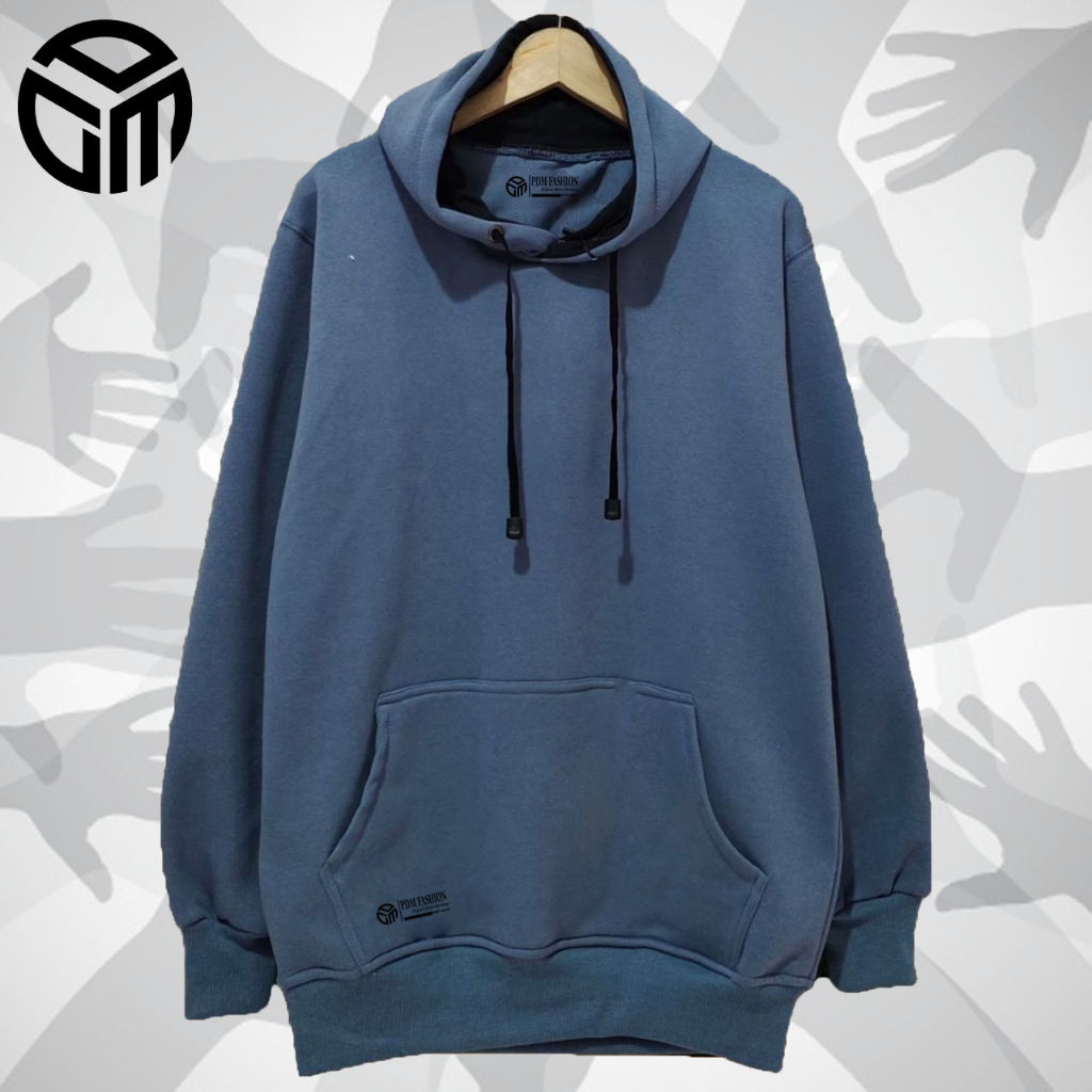 Jual Switer Hudie Pria Wanita Oversize Warna Putih Sweater Hoodie Cowok Cewek Original Polosan ...