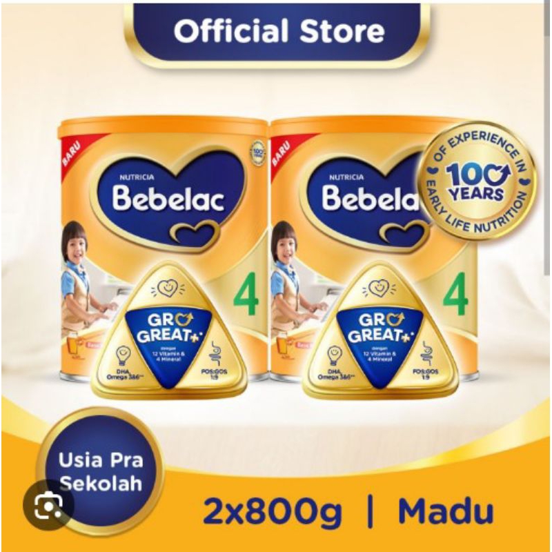Jual Bebelac 4 kaleng 800gr x 2kaleng | Shopee Indonesia
