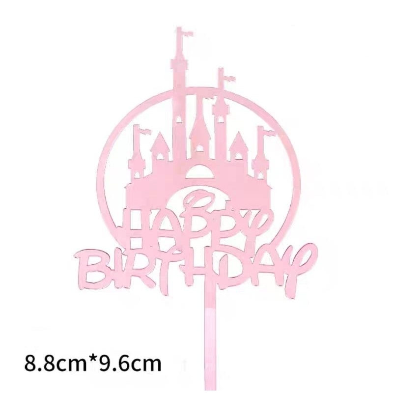 Jual topper istana/ castel /istana /topper kue/ princess/ elsa/ frozen ...