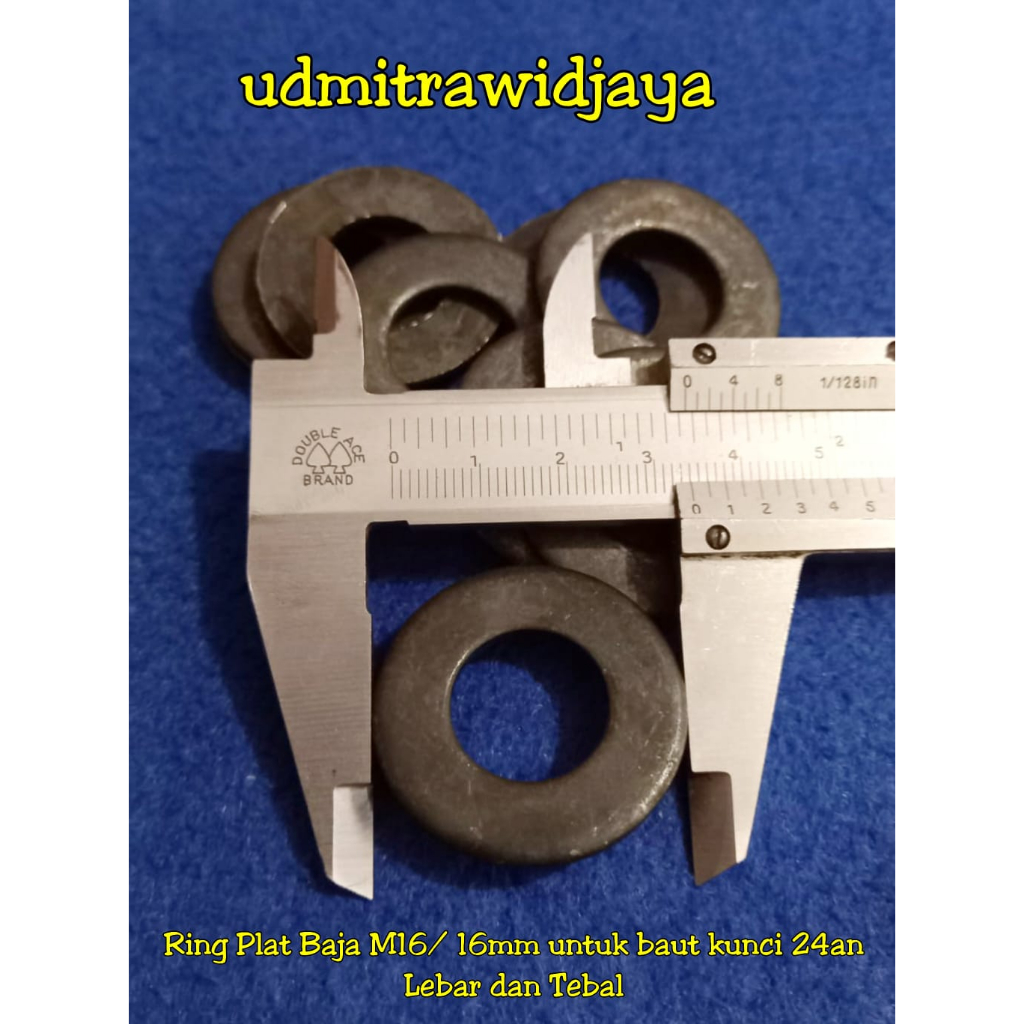 Jual Ring plat baja 16mm kunci 24 24an / ringplat baja m16 / ring plat ...