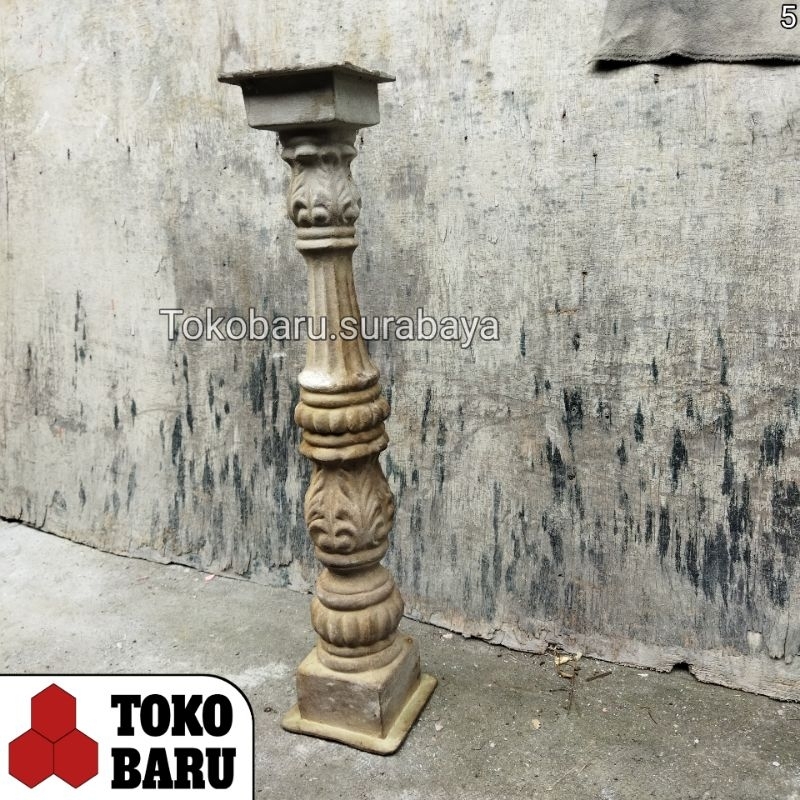 Jual Cetakan Pion Pagar Fiberglass Tinggi 73cm ( Kode 5 ) | Shopee ...