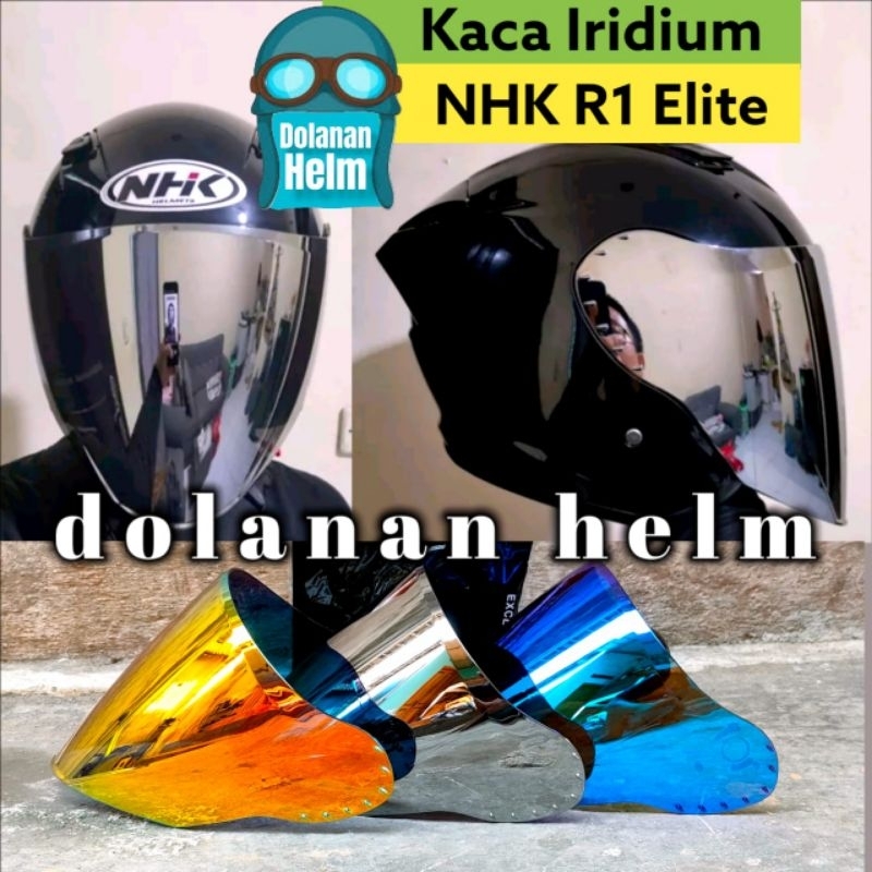 Jual Kaca Helm NHK R1 ELITE Visor Helmet Flat Venom Open Flat Datar NHK ...