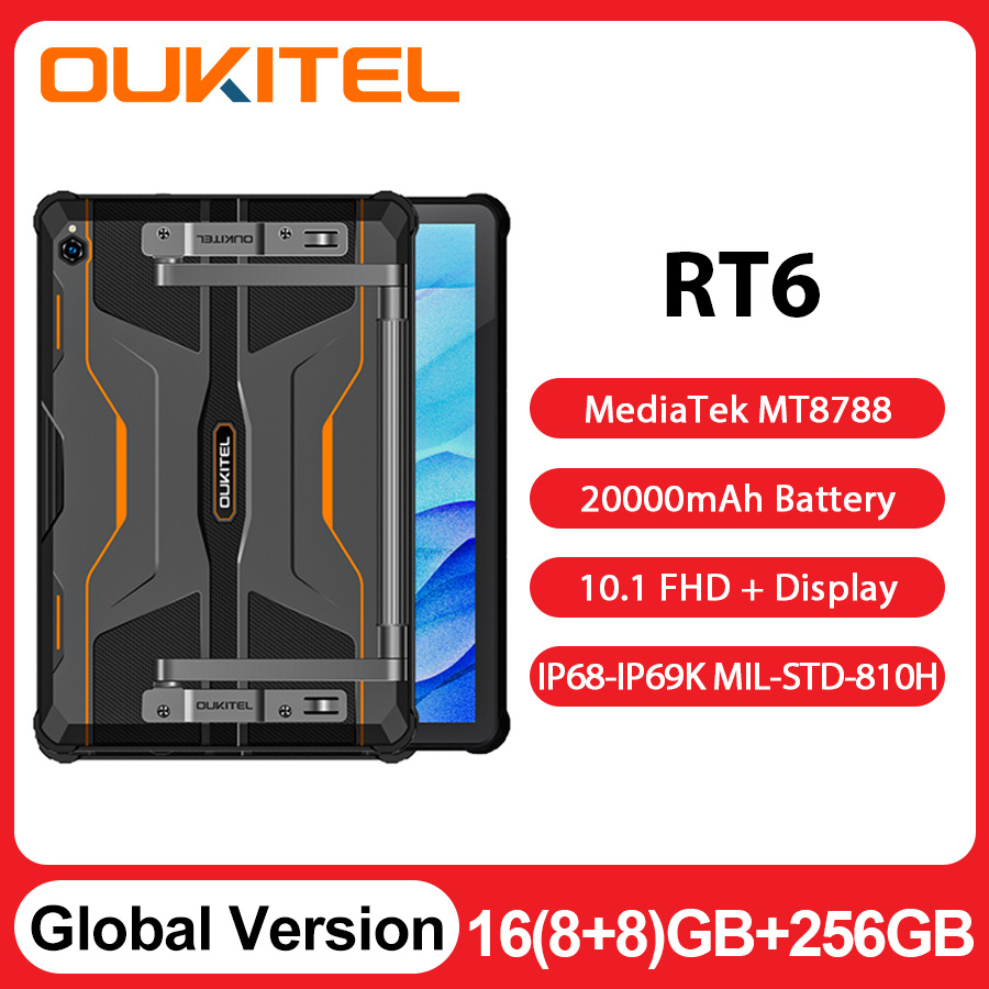 Jual Oukitel RT6 20000mAh Rugged Tablets 10.1" FHD+ Display 8GB 256GB ...
