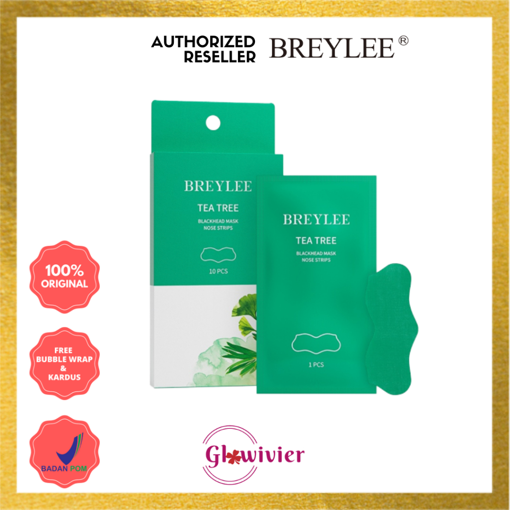Jual BREYLEE Tea Tree Blackhead Mask Nose Strip (1 pc) | Shopee Indonesia