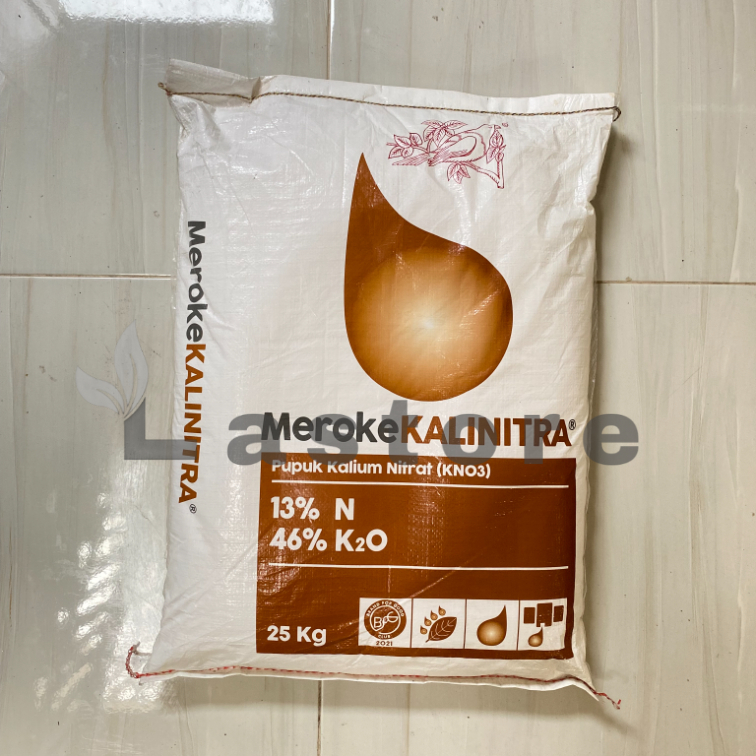 Jual Pupuk Meroke KALINITRA 25 Kg Kalium Nitrat KNO3 Kemasan Pabrik ...