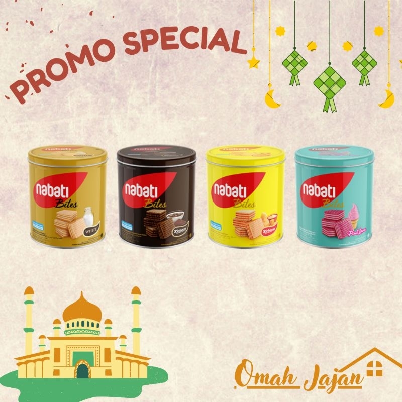 Jual PROMO!!Wafer Nabati Kemasan kaleng 320/ 287 gram All Variant ...