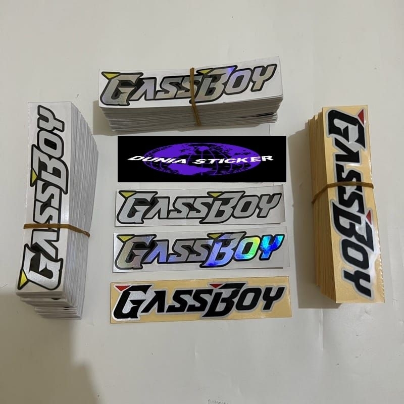 Jual Stiker Gass Boy Sticker Cutting Stiker Viral Motor Murah Anti Air ...