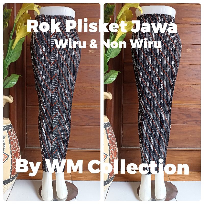 Jual WM>Rok Plisket Batik Biasa Dan Wiru /Rok Plisket Batik Parang/Rok Plisket Batik Liris ...