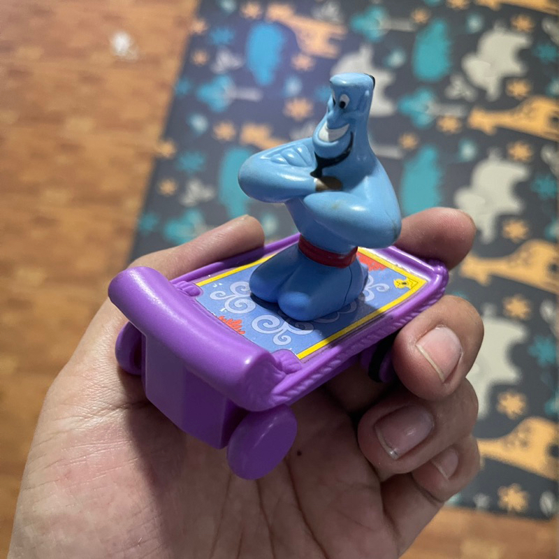 Jual Diecast Die Cast Aladdin Genie ORIGINAL DISNEY HAPPY MEAL MCD 100% ...
