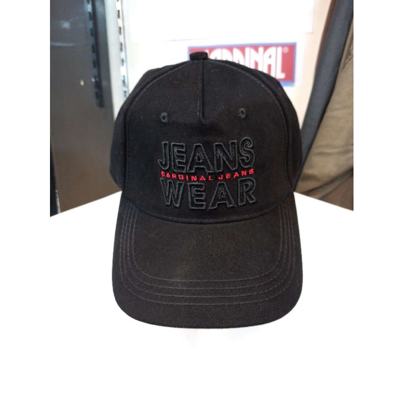 Jual CARDINAL Original Hat Topi Jeans Hitam 1000 | Shopee Indonesia