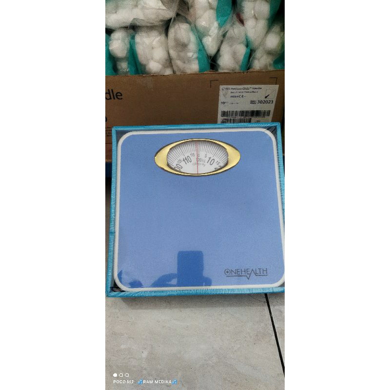 Jual TIMBANGAN BERAT BADAN ANALOG MANUAL ONEHEALTH - TIMBANGAN INJAK ...