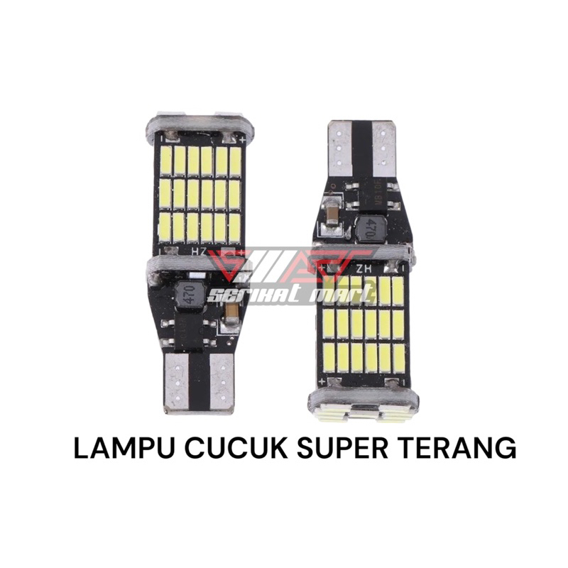 Jual LAMPU CUCUK LED SUPER TERANG MODEL DIAM T15 LED DAJJAL | Shopee ...