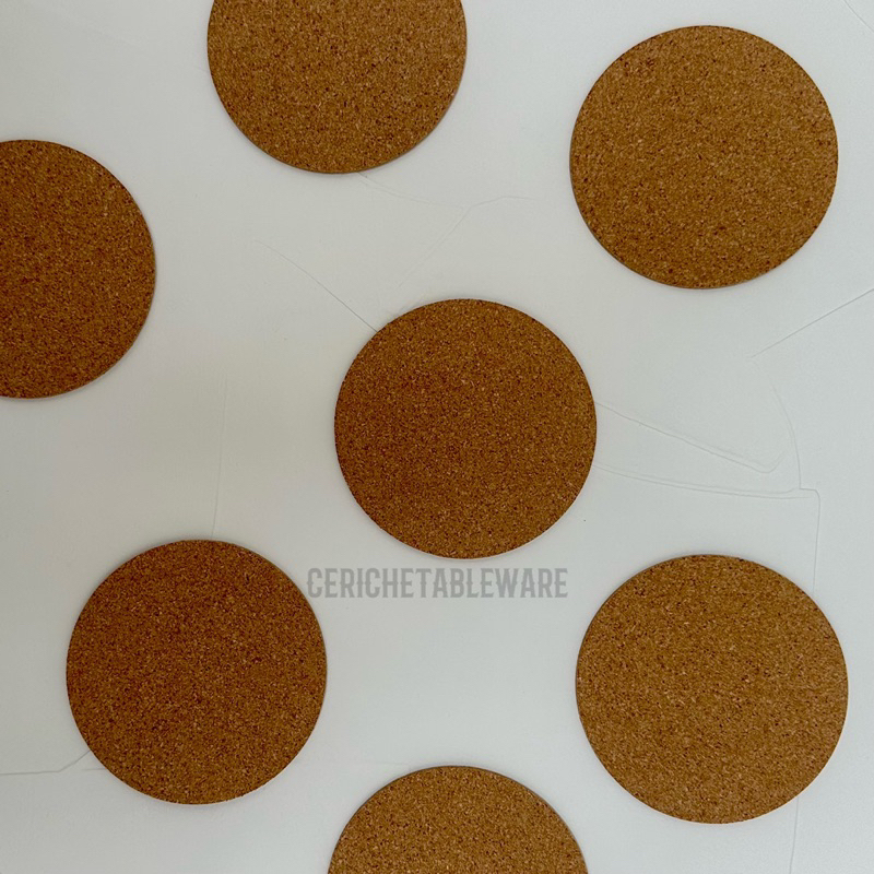 Jual Ceriche Cork Coaster / Coaster Gelas / Tatakan Gelas / Aesthetic ...