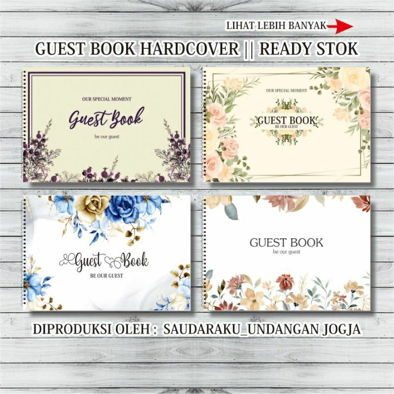 Jual GUEST BOOK HARDCOVER, BUKU TAMU PERNIKAHAN, GUEST BOOK READY STOK ...