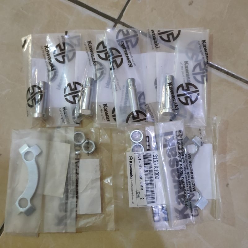 Jual BAUD BAUT GIR GEAR BELANKANG KAZE SET MUR NUT CLAMP KLEMAN GEAR ...