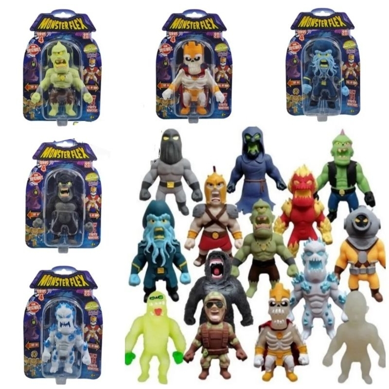 Jual EMCO MONSTER FLEX MAINAN FIGUR KARET ELASTIS / MONSTER FLEX MUMMY ...