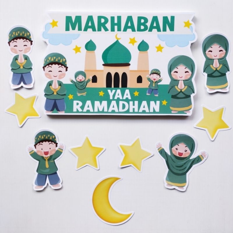 Jual BANNER JUMBO RAMADHAN KAREEM BACKDROP BOARD DEKOR IDUL FITRI EID ...