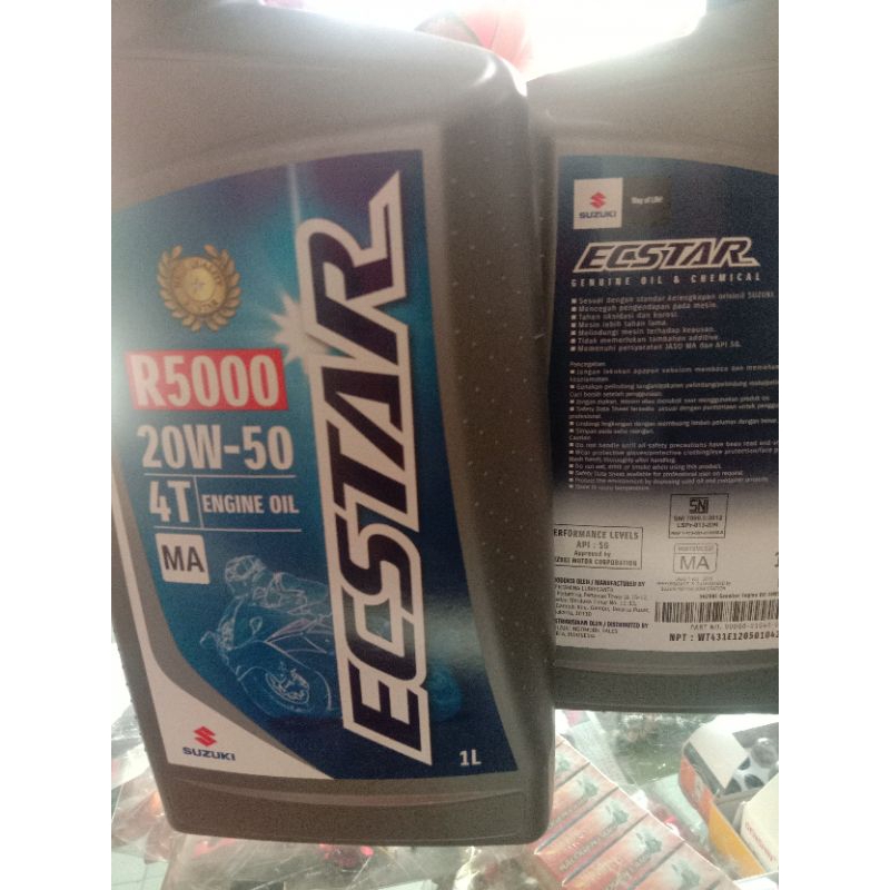Jual Oli ESTAR/ SGO 1L Ori 20w-50 SG MA Oli motor Suzuki | Shopee Indonesia