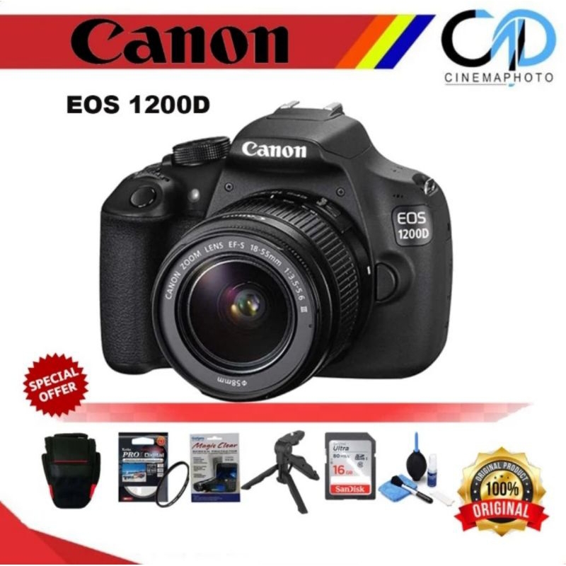 Jual CANON EOS 1200D kit | Shopee Indonesia