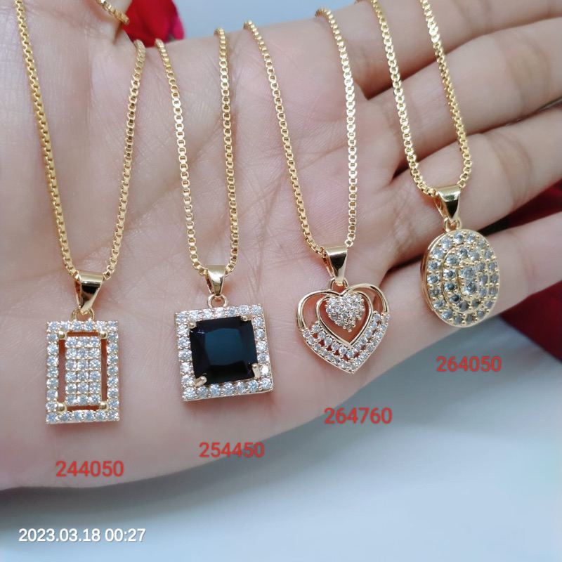 Jual Kalung Italy Wanita Panjang 45,60 cm Perhiasan Aksesoris Tembaga ...