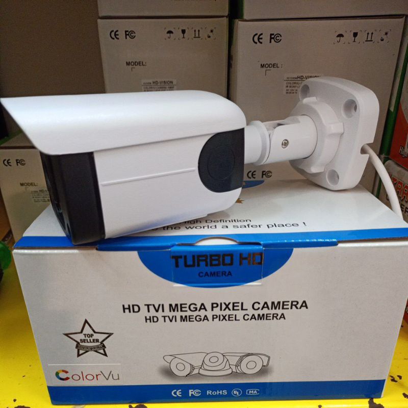 Jual Kamera Cctv 6mp Indoor / Outdoor ColorVu 24 jam Berwarna Full hd ...