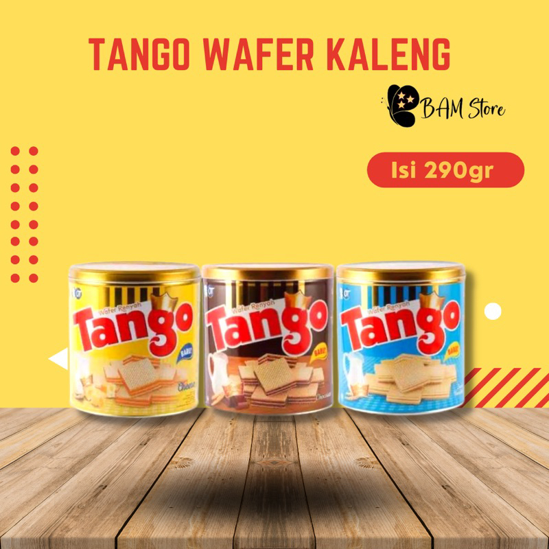 Jual Tango Wafer Kaleng Tango Coklat Vanila Keju 290gr | Shopee Indonesia