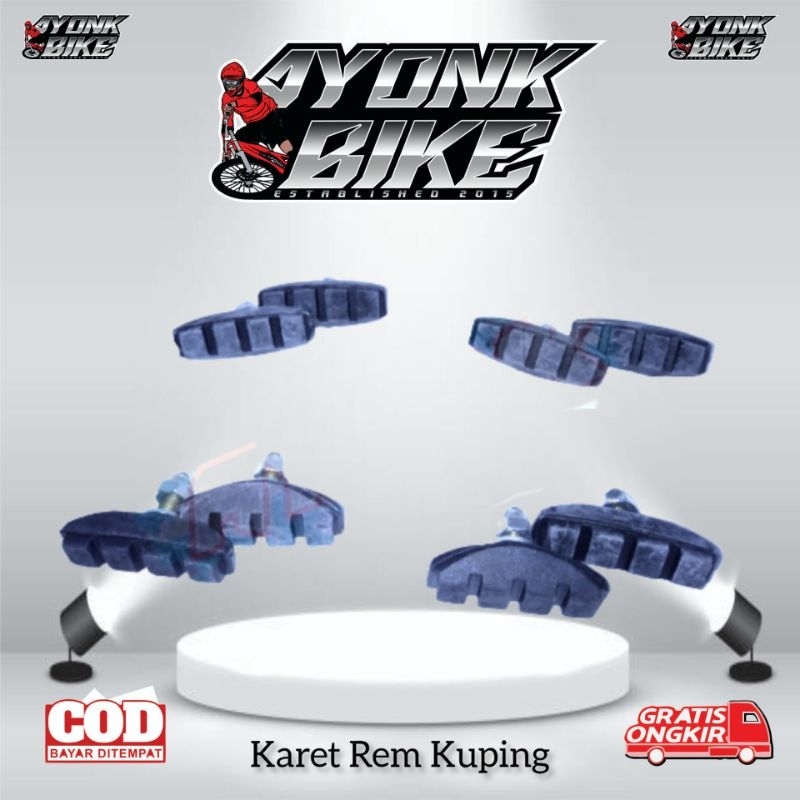 Jual KARET REM BMX DAN SEPEDA MINI MODEL KUPING B-8 48MM | Shopee Indonesia