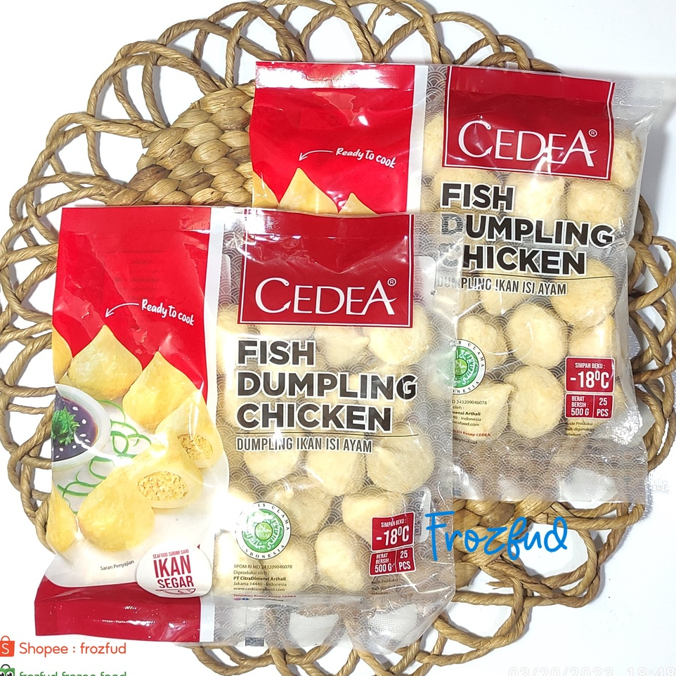 Jual Cedea Fish Dumpling Chicken 500gr (Include Bubble Wrap) | Shopee ...