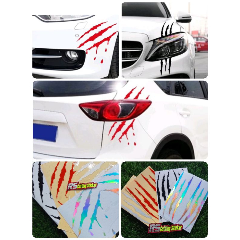 Jual STICKER CAKAR MONSTER STICKER CUTTING | Shopee Indonesia
