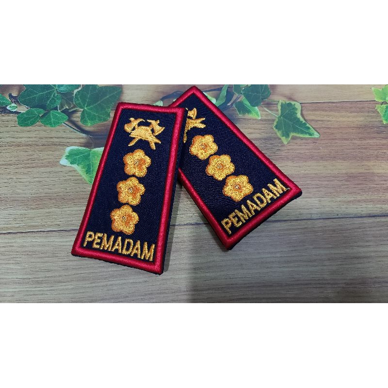 Jual PDH PEMADAM 4B BORDIR LIS MERAH LIS MERAH/ TANPA LIS | Shopee ...