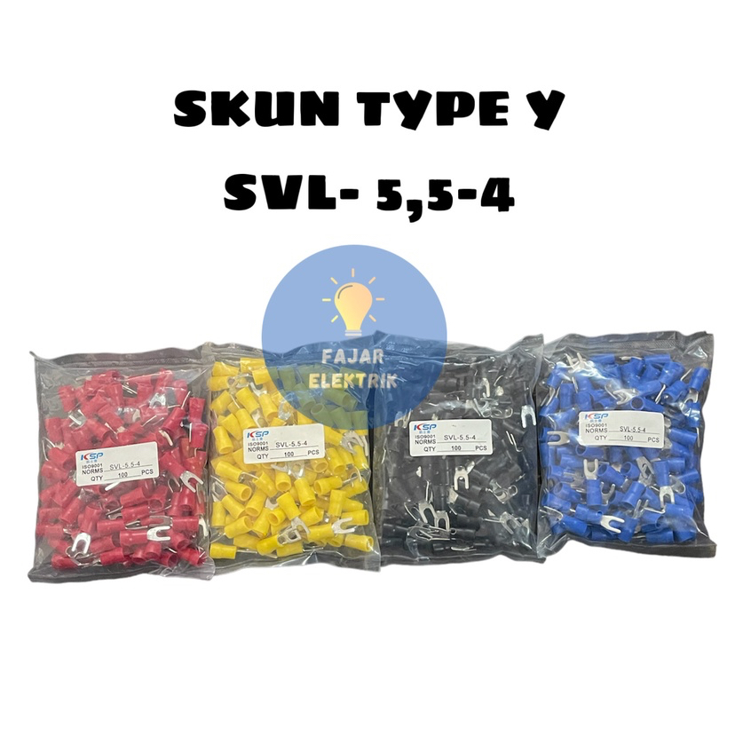 Jual SKUN KABEL KABEL TYPE Y SVS 2-4 / SVL 5,5-4 HARGA PER 1 PCS | Shopee Indonesia