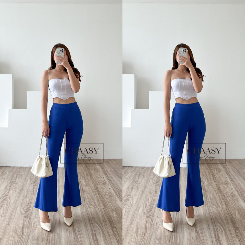Jual LEXY KNIT CUTBRAY PANTS | Shopee Indonesia