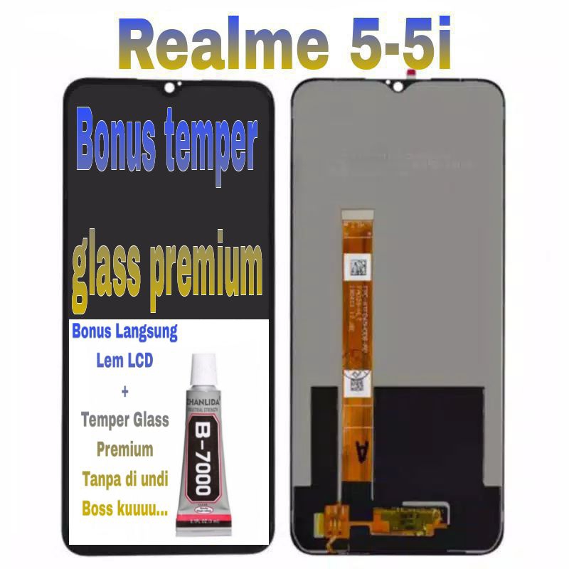 Jual LCD Realme 5 - 5i - 5s Layar Satu Set Touchscreen Fulset Komplit ...