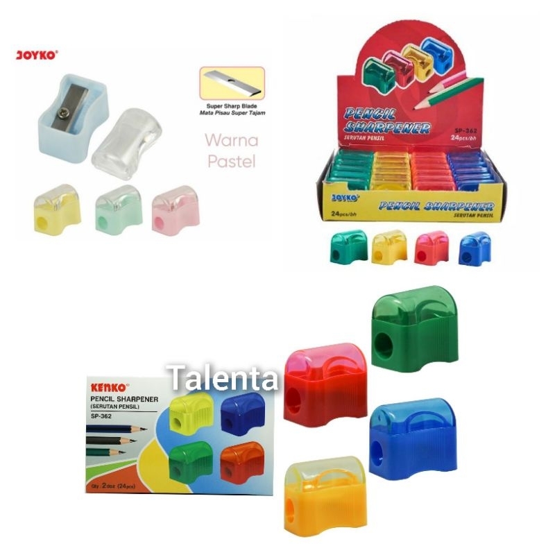 Jual Rautan/Serutan Pensil JOYKO Roti SP-362 WARNA / PASTEL | Shopee ...