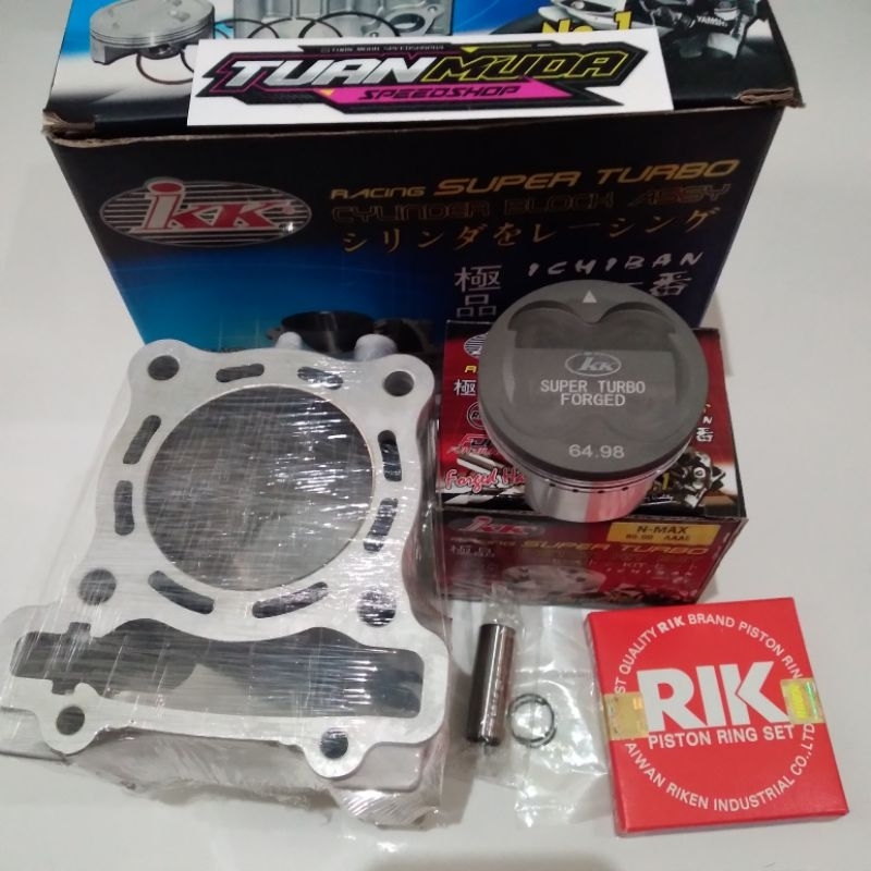 Jual Blok Aerox nmax piston 65 mm forged super turbo ikk | Shopee Indonesia