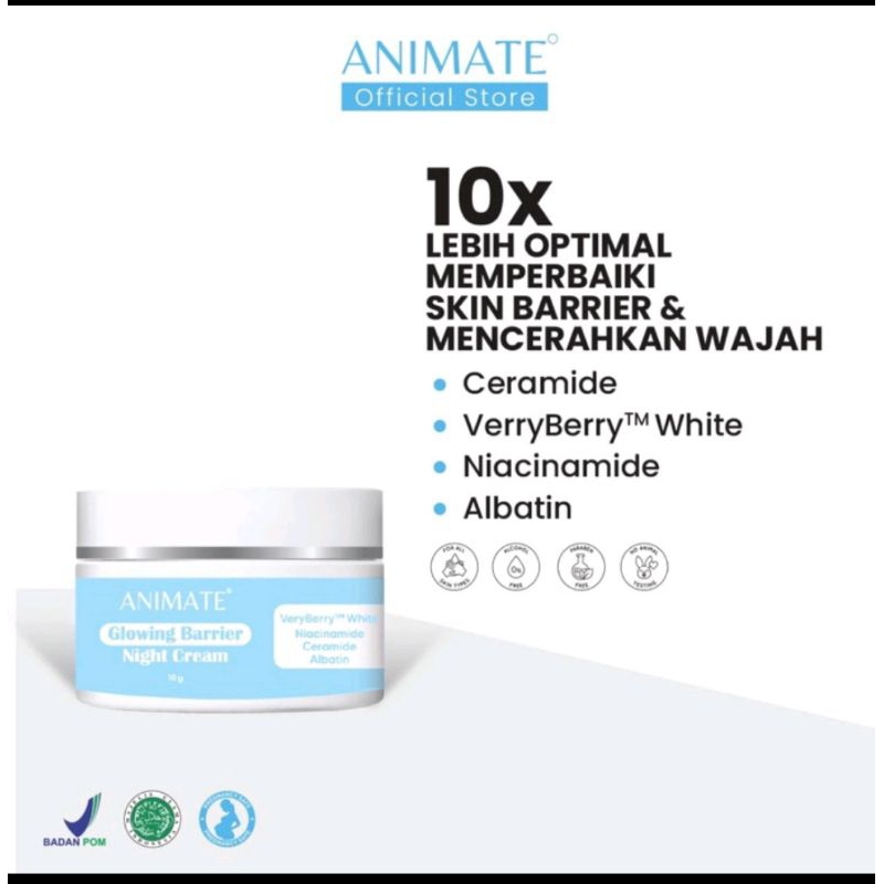 Jual cream animate glowing barrier day/night | Shopee Indonesia