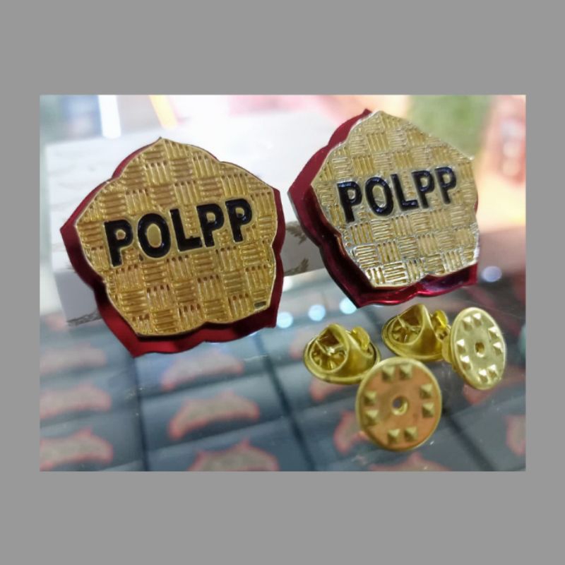Jual pin kerah pol pp kualitas bangkok monogram pol pp bangkok | Shopee ...